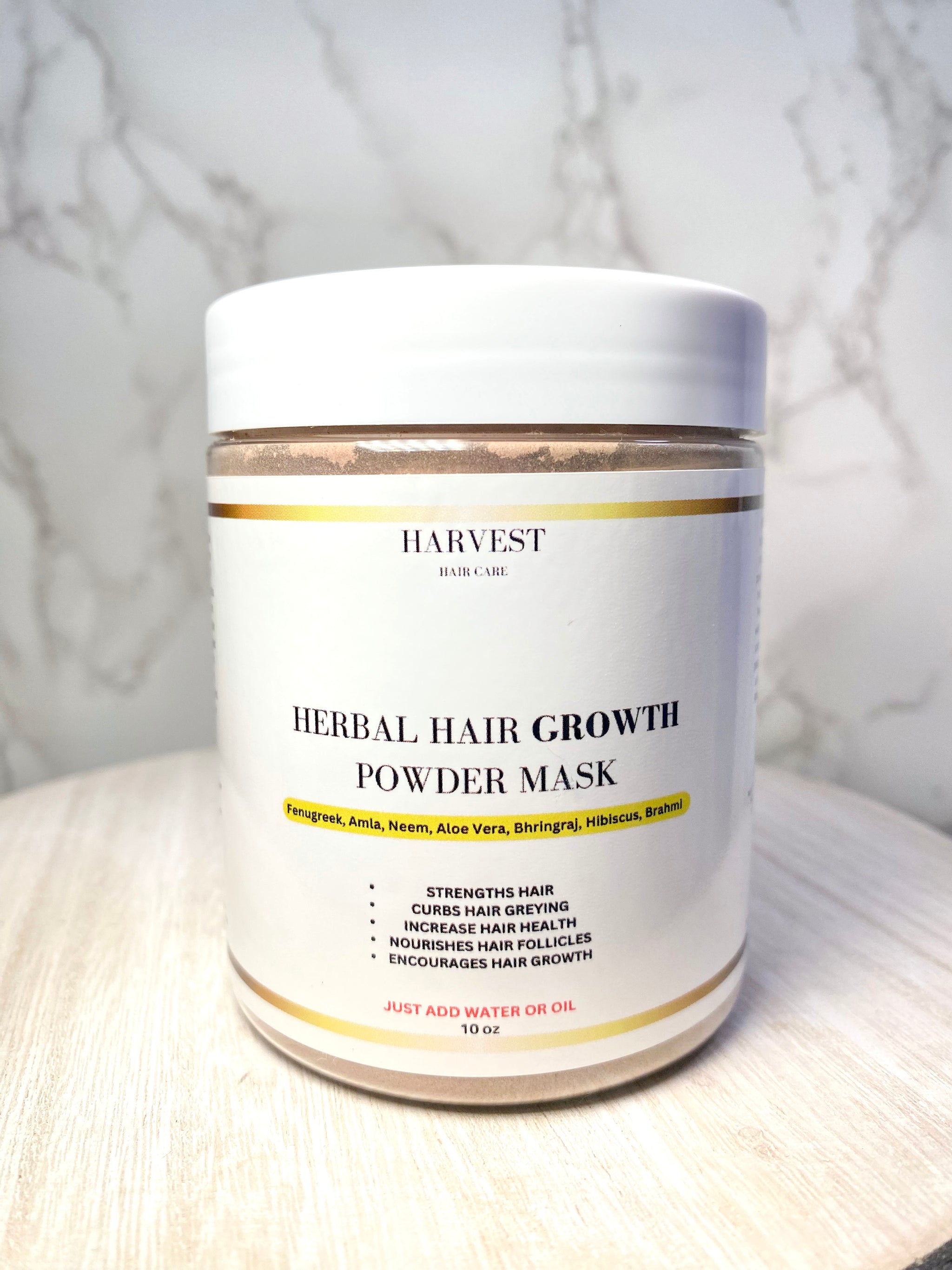 Herbal Hair Growth Powder Mask – Harvest Hair Care